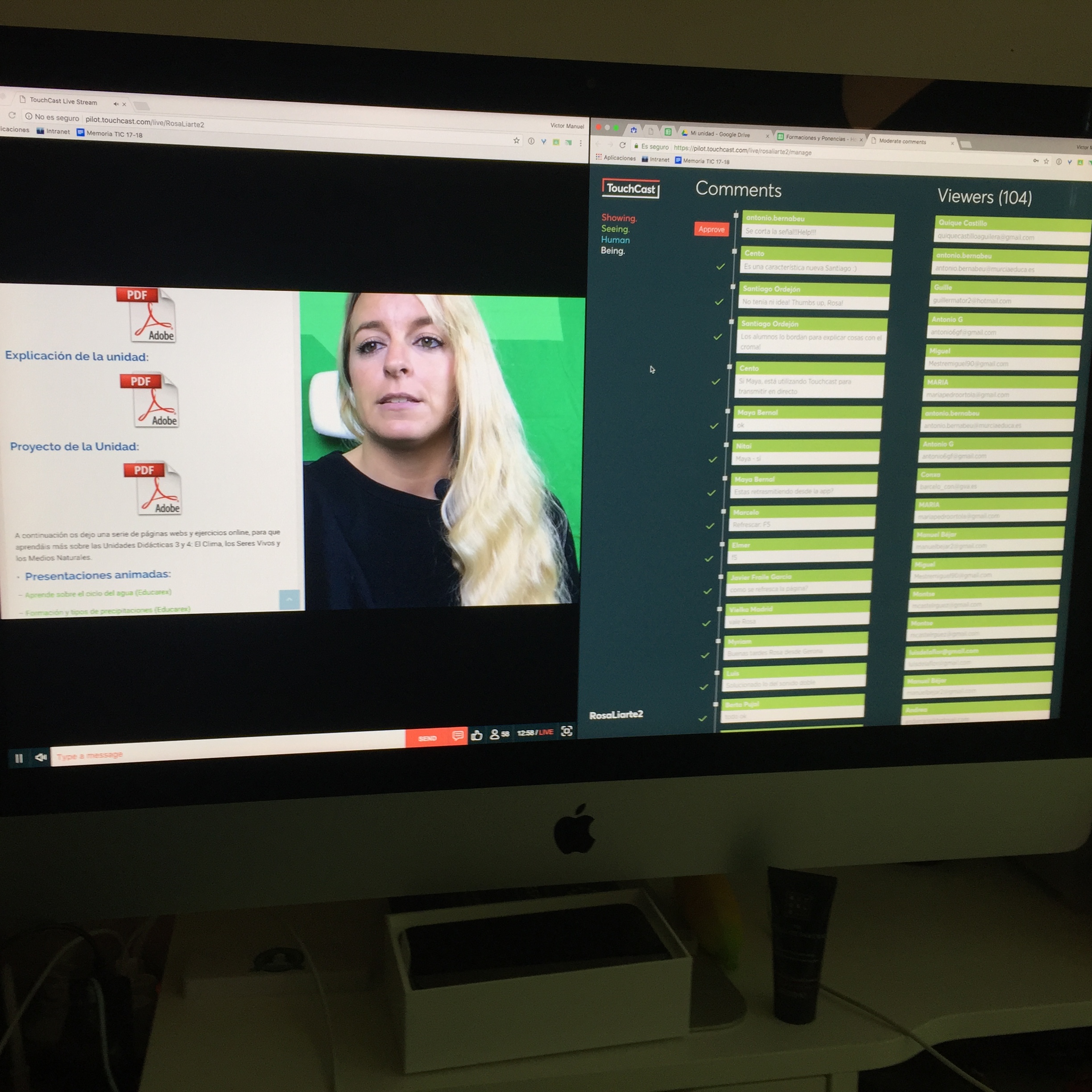 Webinar en Español sobre Touchcast por Rosa Liarte