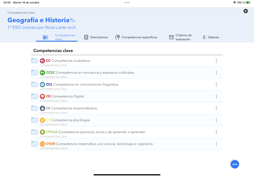 Cómo evaluar la LOMLOE con iDoceo